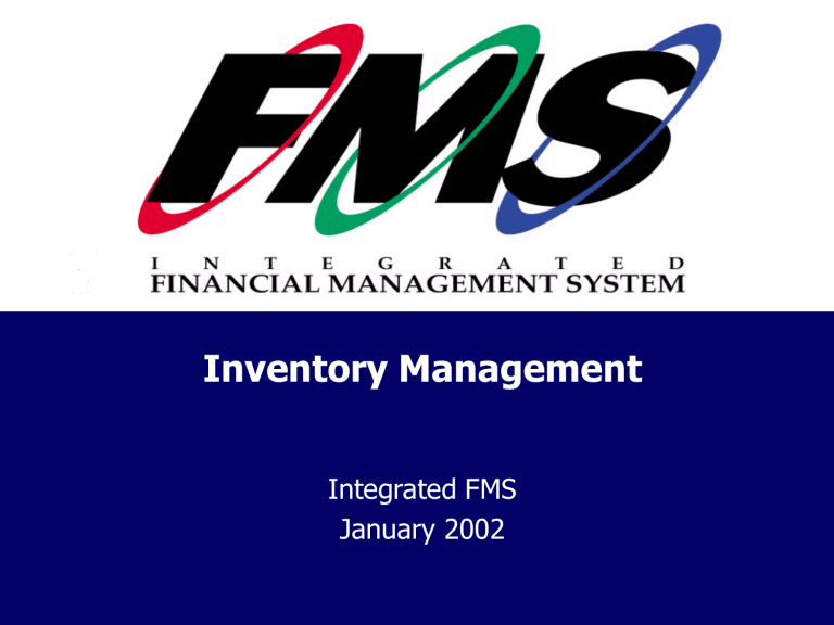 Inventory Management - ABS