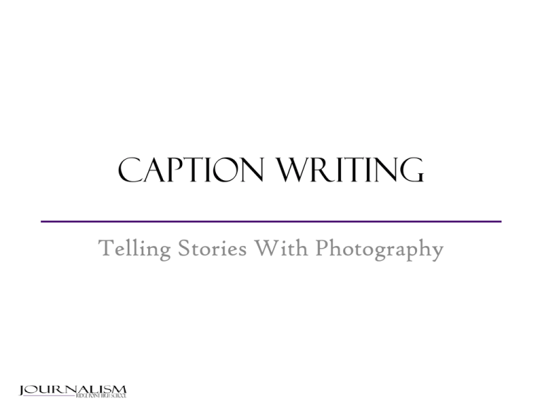 Captions 1