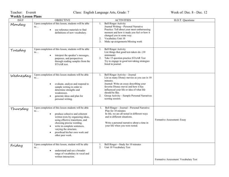 Lesson Plan 12 8 12 12