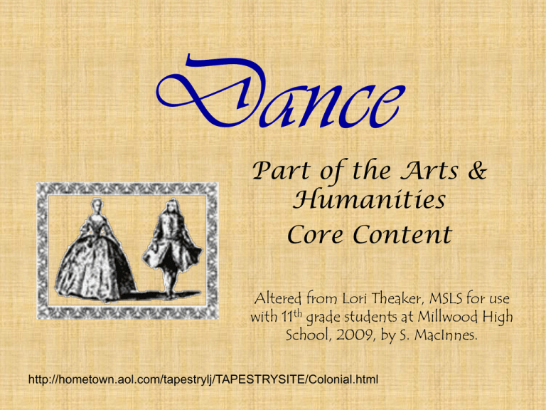 Dance theory intro