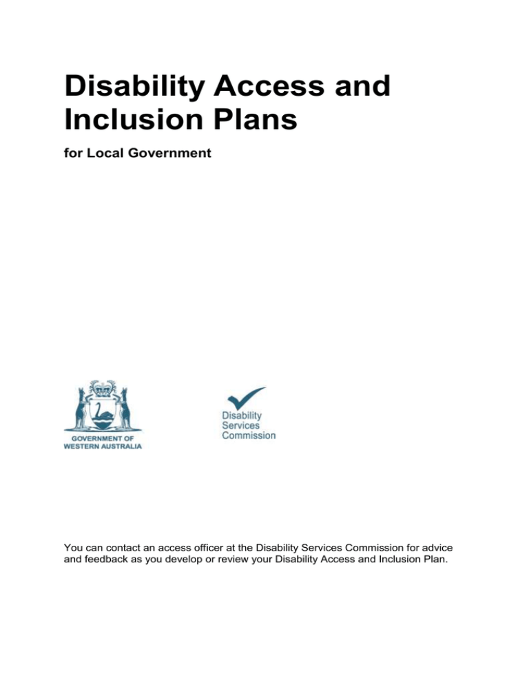 Part 1: Introduction - Disability Services Commission