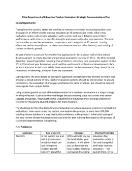 Recommended Lesson PLan Template Aligned to OTES