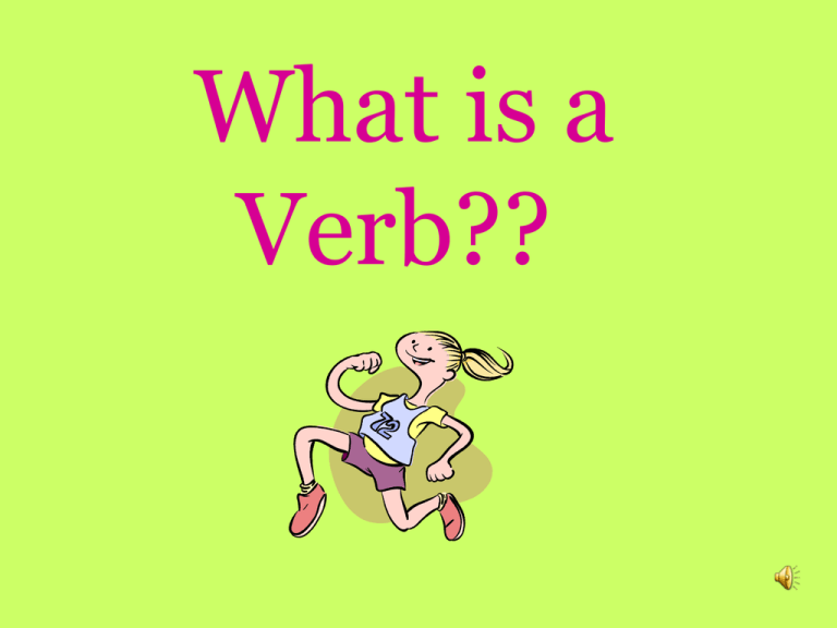 What Is A Verb 