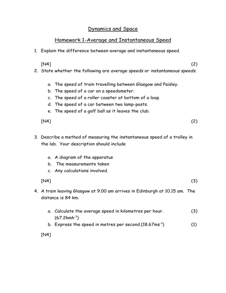 Dynamics And Space Nat 5 Homework numerical Answers Dynamics And Space Nat 5 Homework numerical Answers
