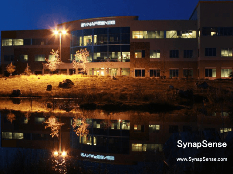 Synapsense Powerpoint Presentation
