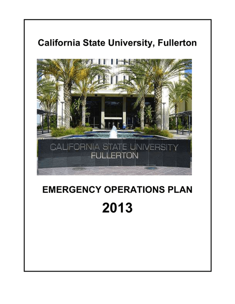 2013 - Campus Emergency Preparedness