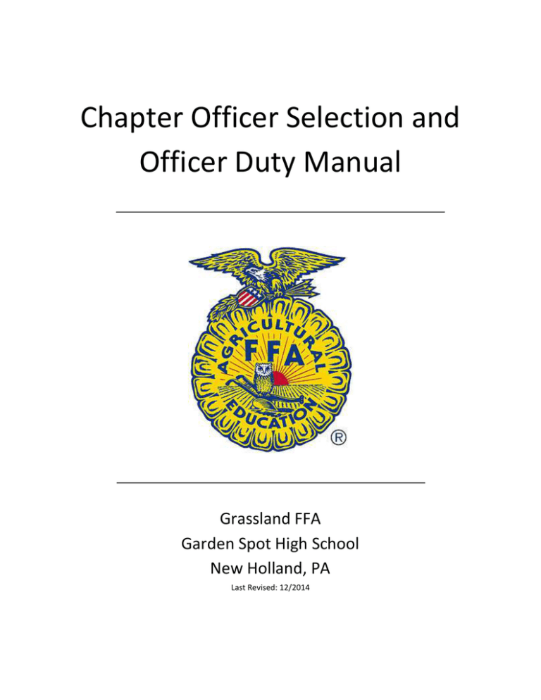 Officer Application Packet