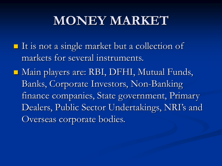 Money Market Money Market