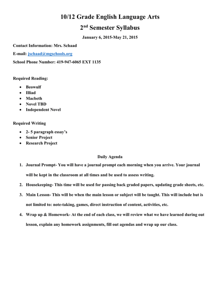Syllabus