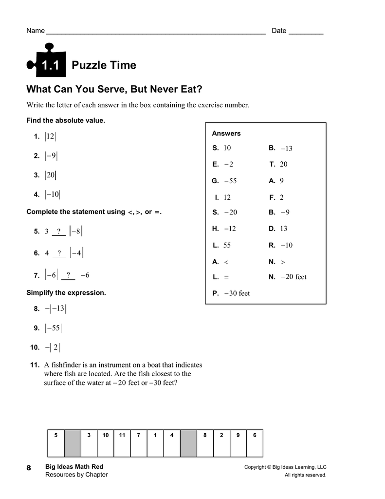 Review Puzzle Packet Welcome To The Green Team Review Puzzle Packet Welcome To The Green Team