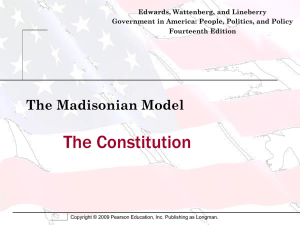 The Madisonian Model