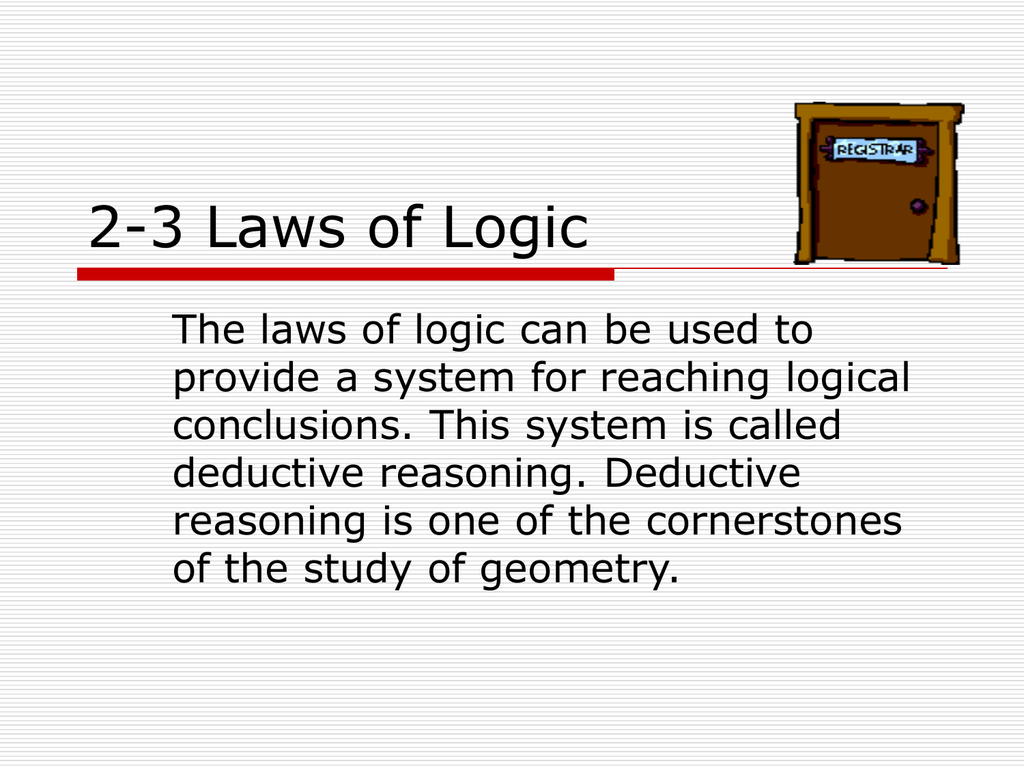 Laws Of Logic
