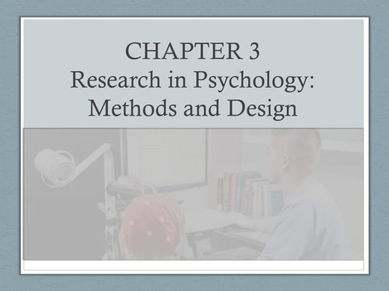 PSYC 3450 Experimental Psychology