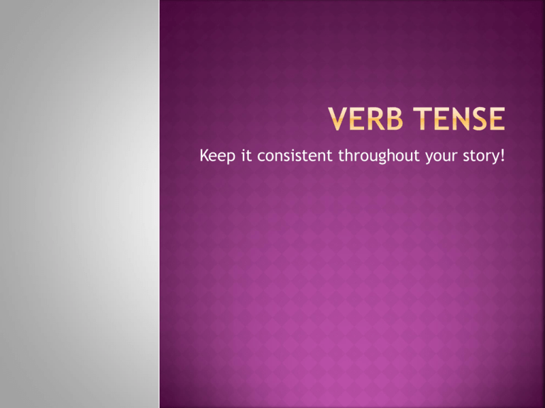 2014 Verb Tense 2014 Verb Tense
