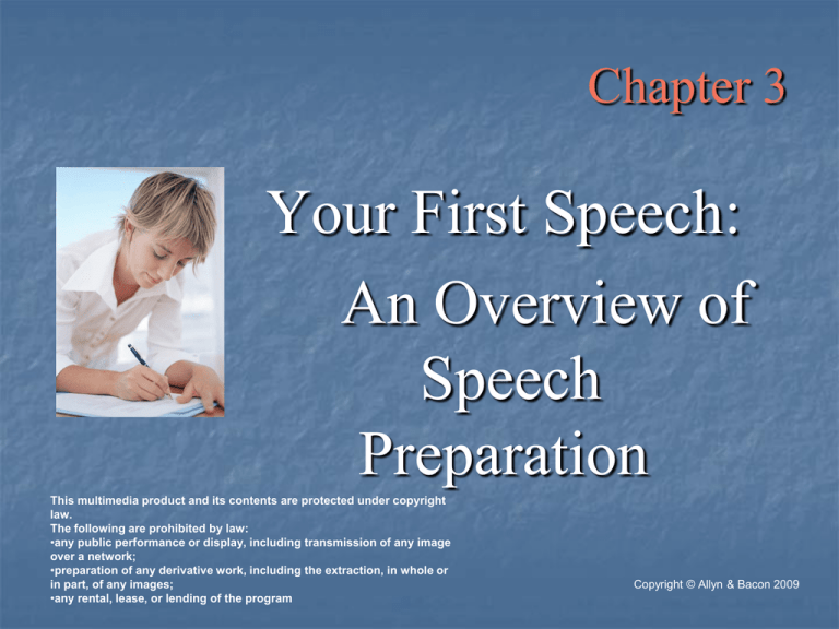 Chapter 3 Chapter 3