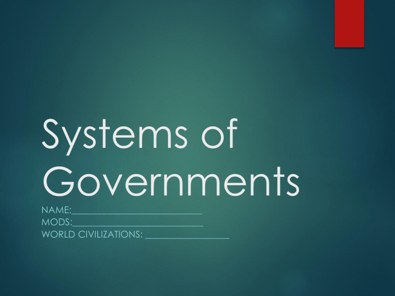 Govt Power Point