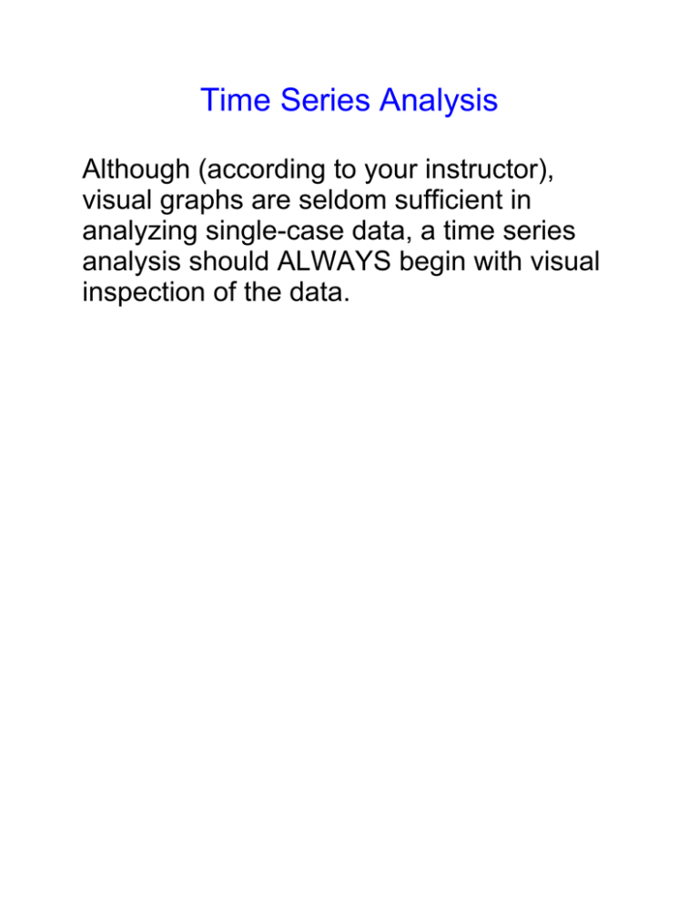 Time Series Analysis