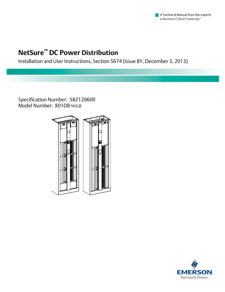 NetSure DC Power Distribution