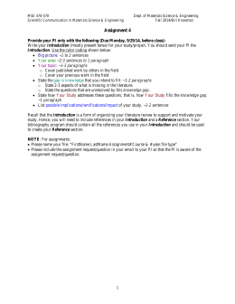 How to write a thought paper