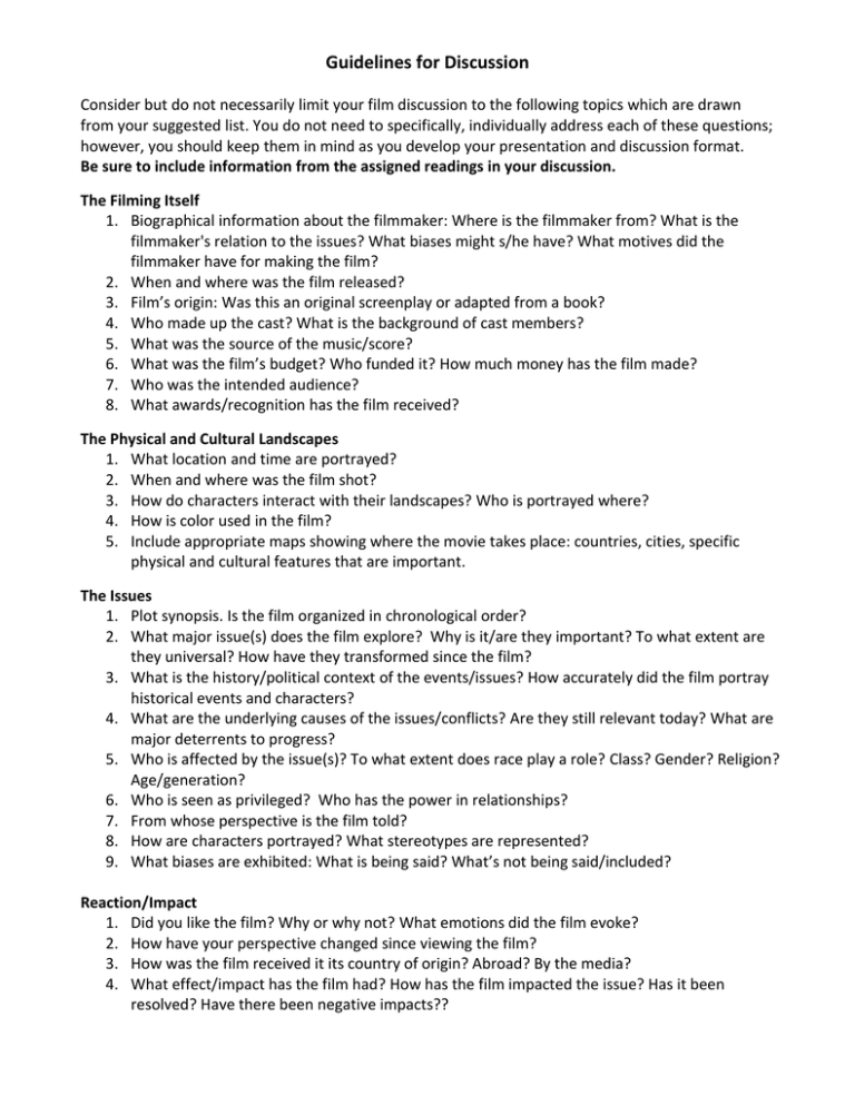 Guidelines For Discussion guidelines-for-discussion