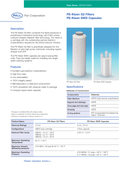 Emflon PF Filter Description