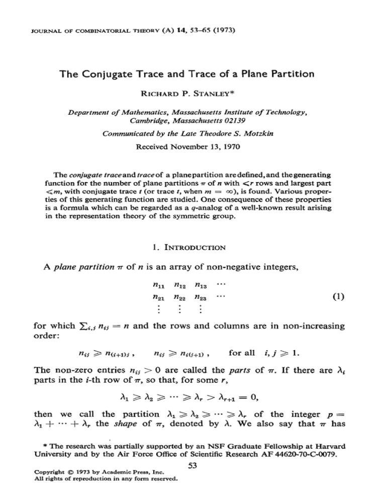 The Conjugate P 
