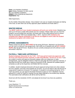 Timecard Approval Reminder Template