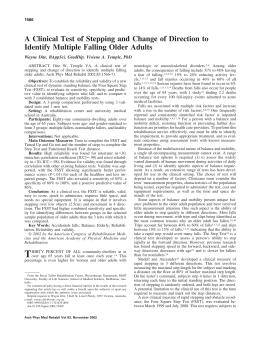 Four Step Square Test Instructions