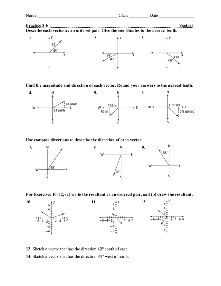 Name Class Date Name Class Date