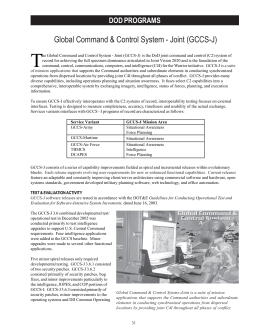 Global Command and Control System – Joint (GCCS-J)