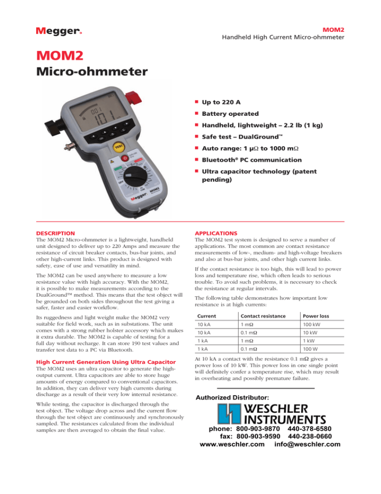 How Does A Micro Ohmmeter Work At Moriah Wen Blog