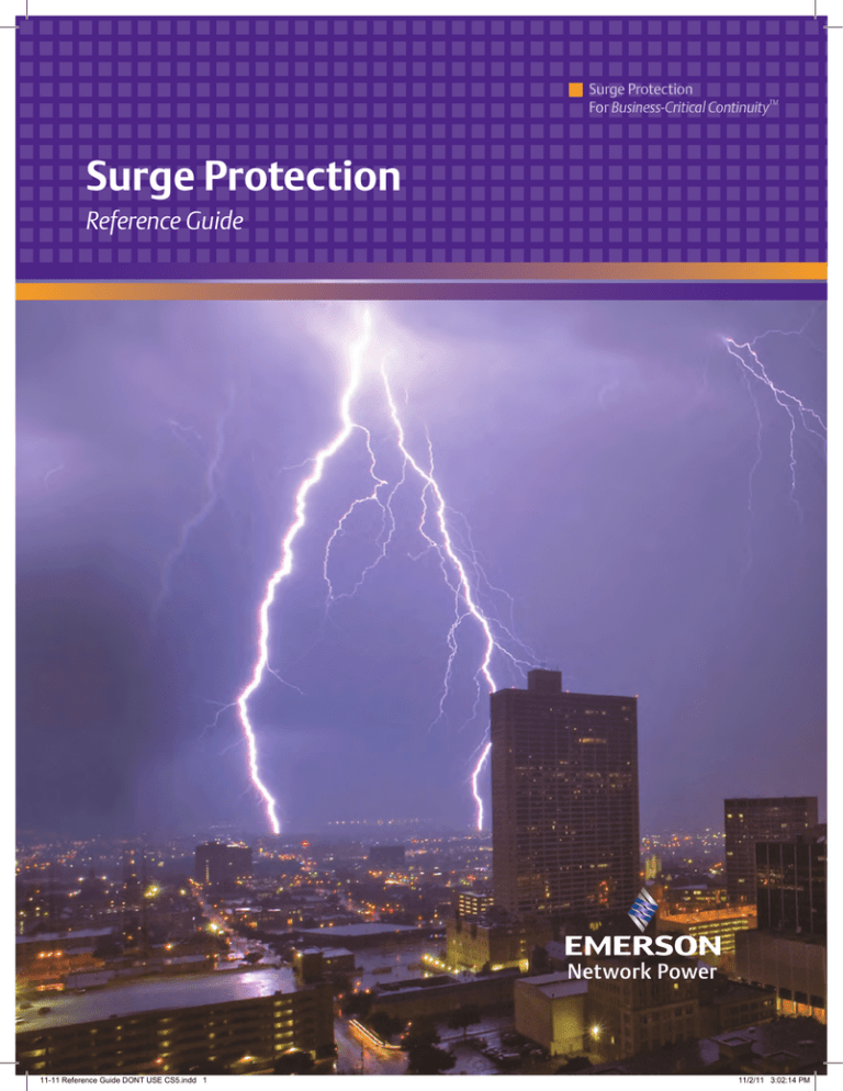 Surge Protection Reference Guide Business-Critical Continuity