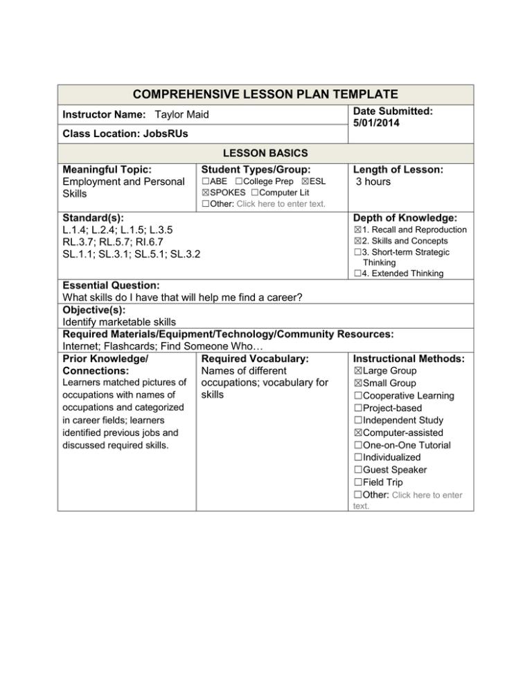 Difference Between Comprehensive Lesson Plan And Abbr Vrogue co