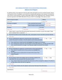 Naranjo Nomogram for Adverse Drug Reaction Assessment