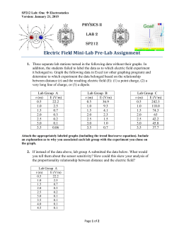 Electric Field Hockey (Phet)