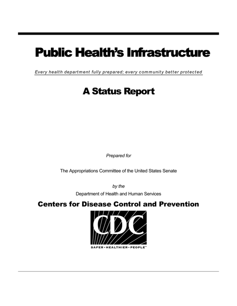 Public Health’s Infrastructure