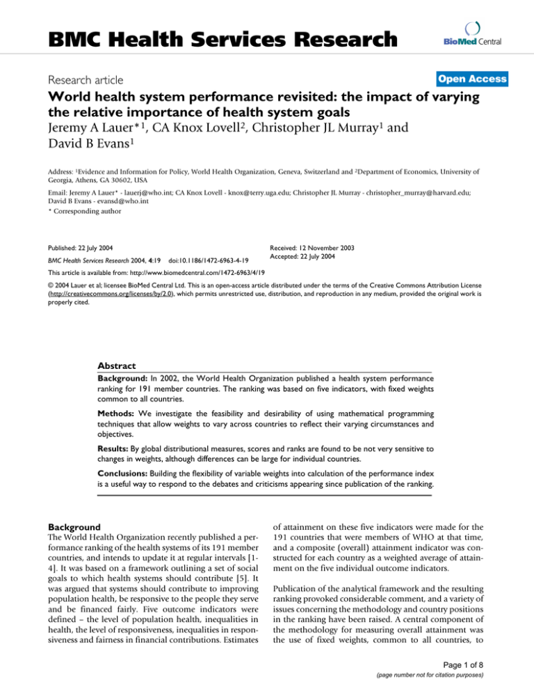 BMC Health Services Research