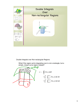 Name Integration by Parts ∫ udv = uv − ∫ vdu 1. Use integration by