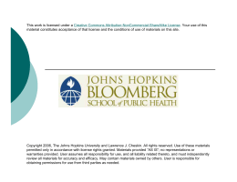 GUIDELINES FOR NO CONCENTRATED SWEETS