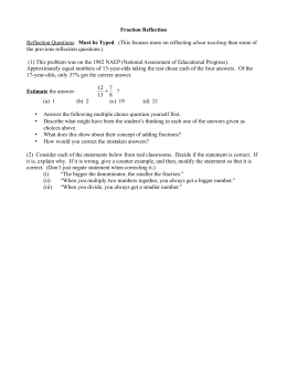 HOW TO WRITE A “SUMMARY” AND “REFLECTION”