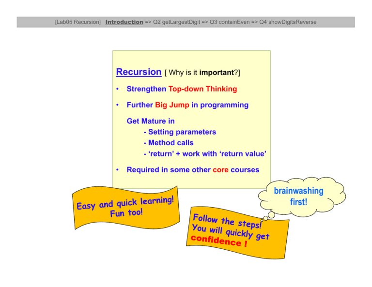 Recursion