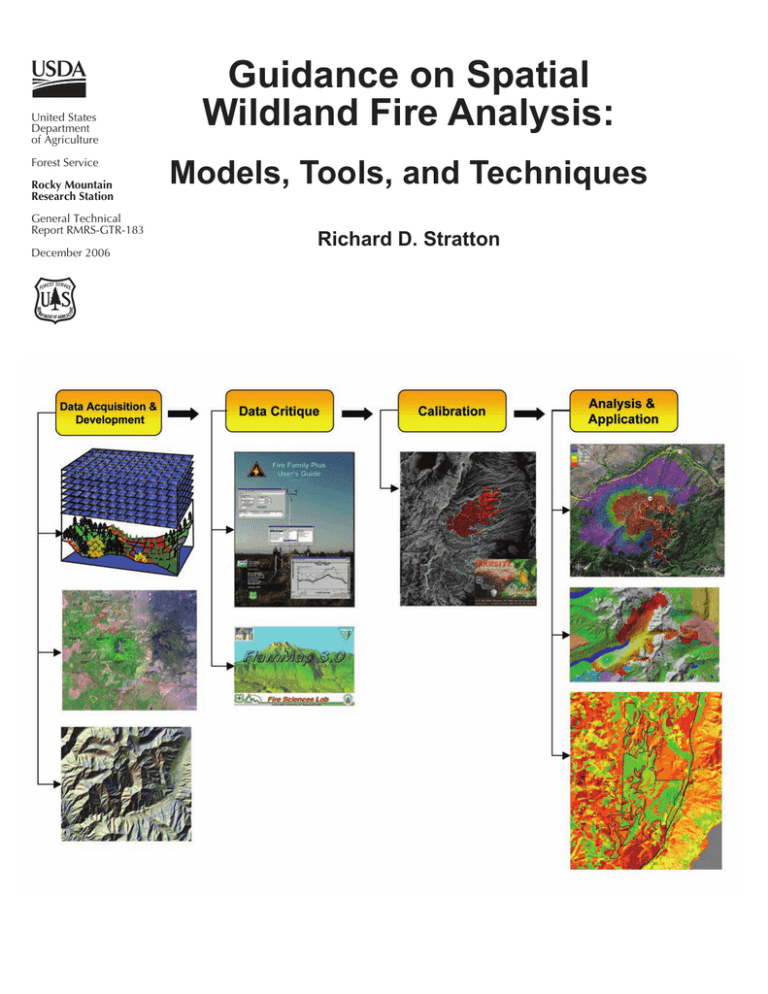 Guidance on Spatial Wildland Fire Analysis: Models, Tools, and ...