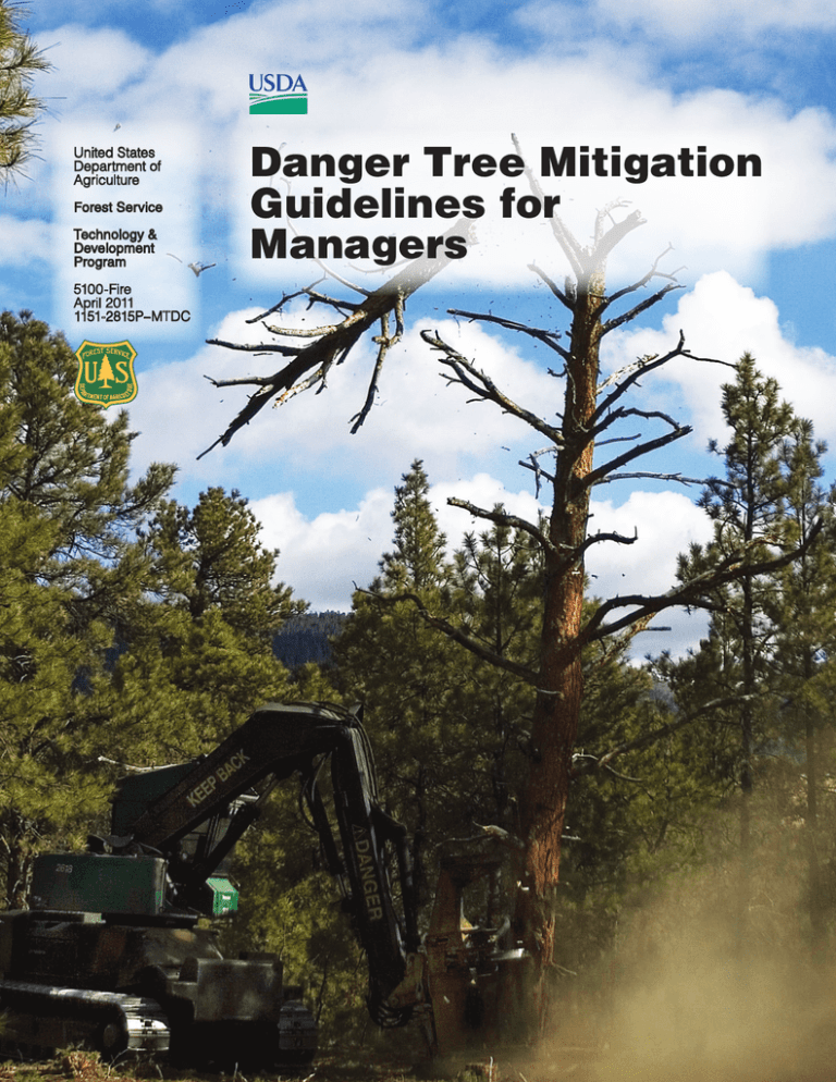 Danger Tree Mitigation Guidelines for Managers