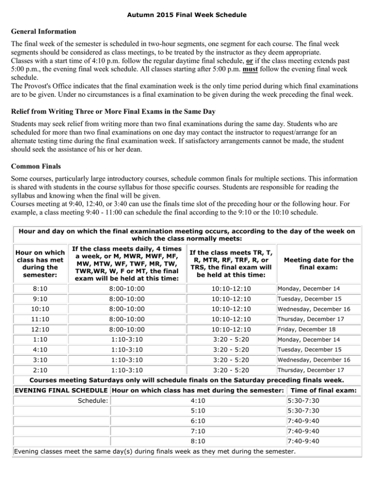General Information General Information