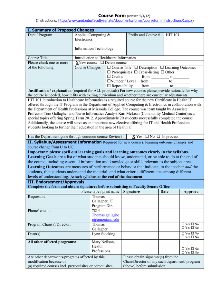 Course Form course-form