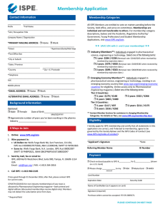 Demographics Verification Form