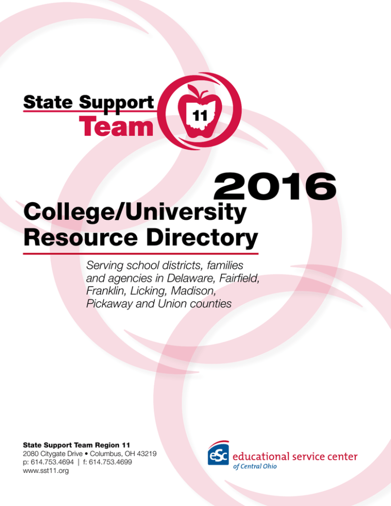 2016 College/University Resource Directory