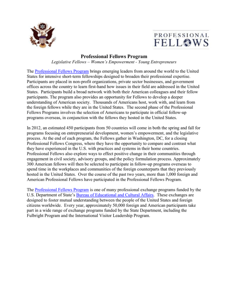 Professional Fellows Program