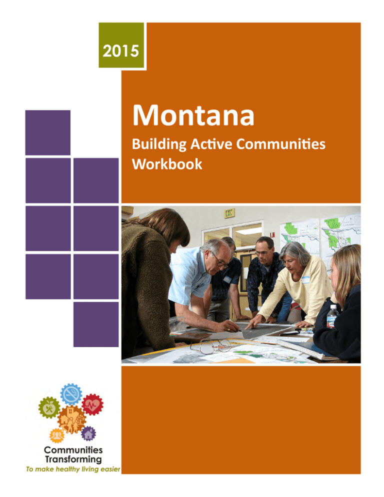 Montana 2015 Building Active Communities Workbook