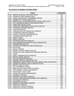 Table 2. Components of the VHA 2005 Facility Complexity Level